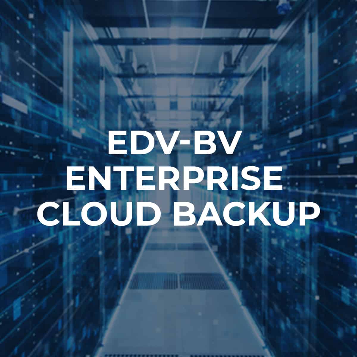EDV-BV Enterprise Cloud Backup - ein kompletter Backup Service EDV-BV Enterprise Cloud Backup - ein kompletter Backup Service